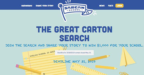 Contest with SARCAN Recycling | Carton Council of Canada